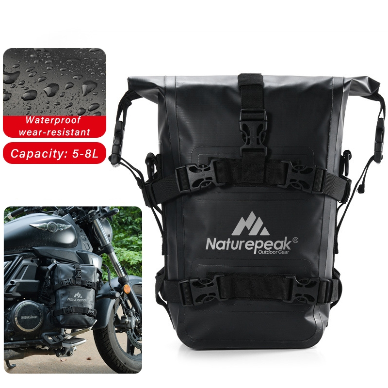 Motorcycle Parts Crash Bar Dry Bag Motor Bumper Bag 6L Large Capacity ...