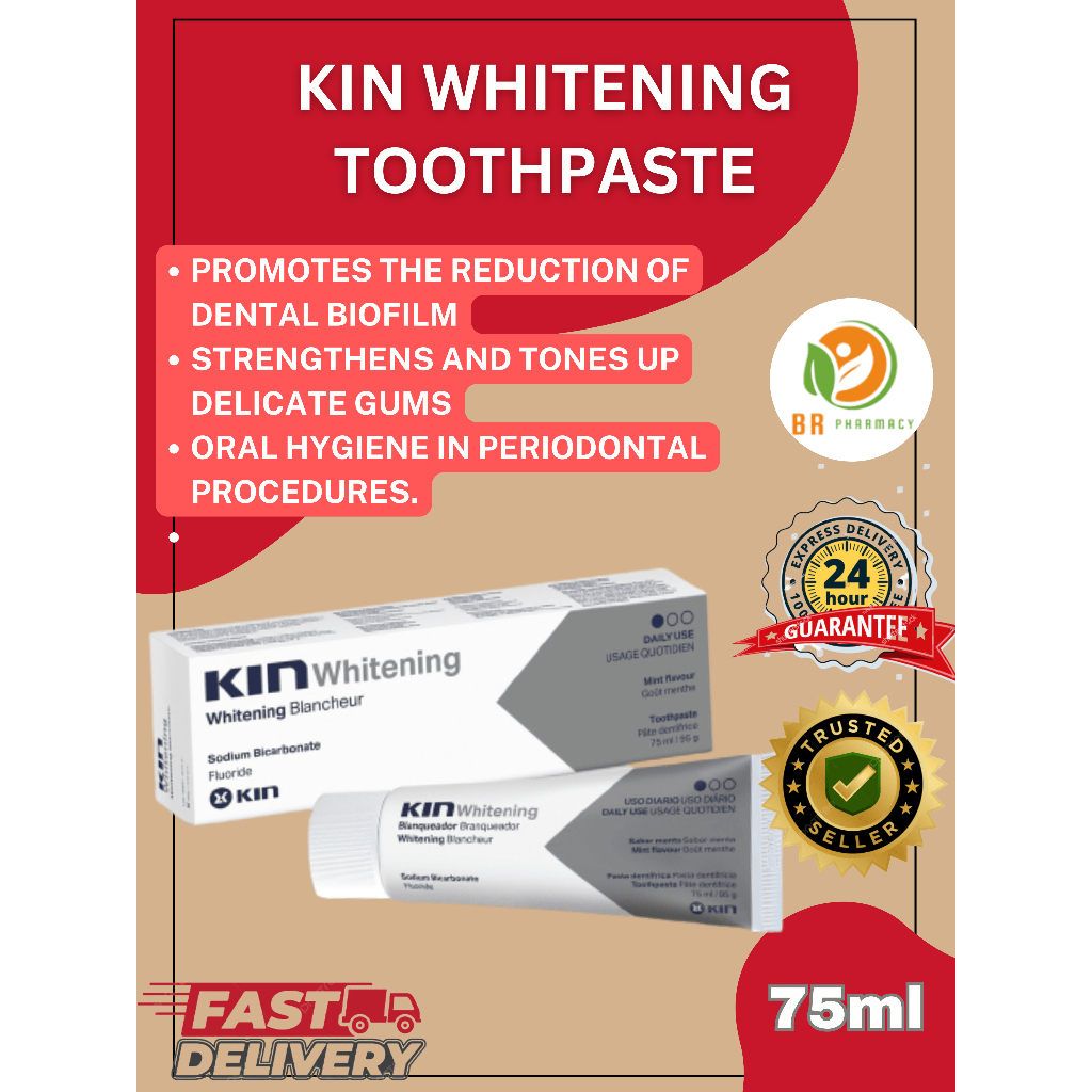 Kin Whitening Toothpaste 95g (EXP 04/2024) | Shopee Malaysia