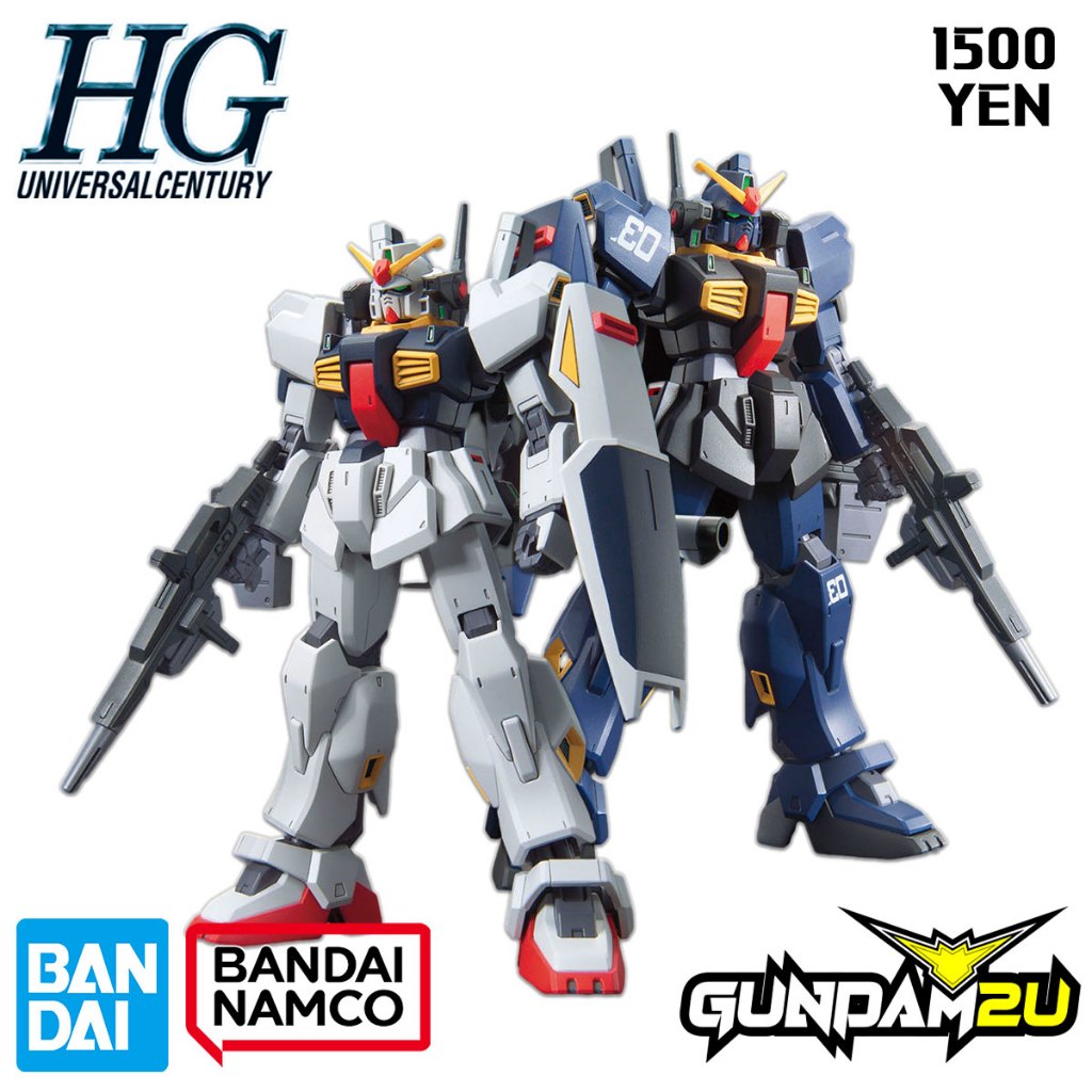 BANDAI HG 1/144 Gundam MK-II AEUG / TITANS - High Grade HGUC 193 194 Gundam Z Zeta MK2 AEUG ...