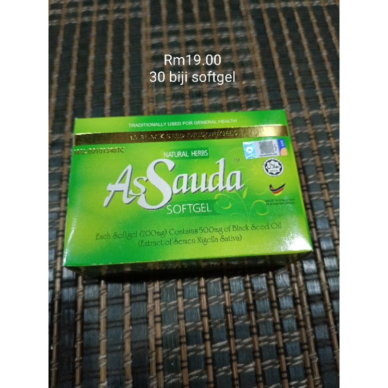 (Ready stock) As Sauda soft gel 1 kotak | Shopee Malaysia