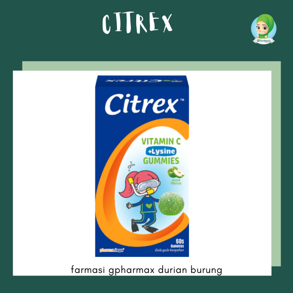 CITREX VITAMIN C + LYSINE GUMMIES 60s | Shopee Malaysia