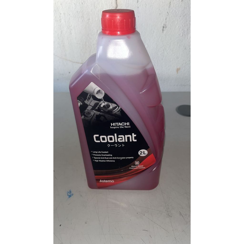 COOLANT LONG LIFE HITACHI BRAND MADE IN JAPAN 2L 100% PURE | Shopee ...
