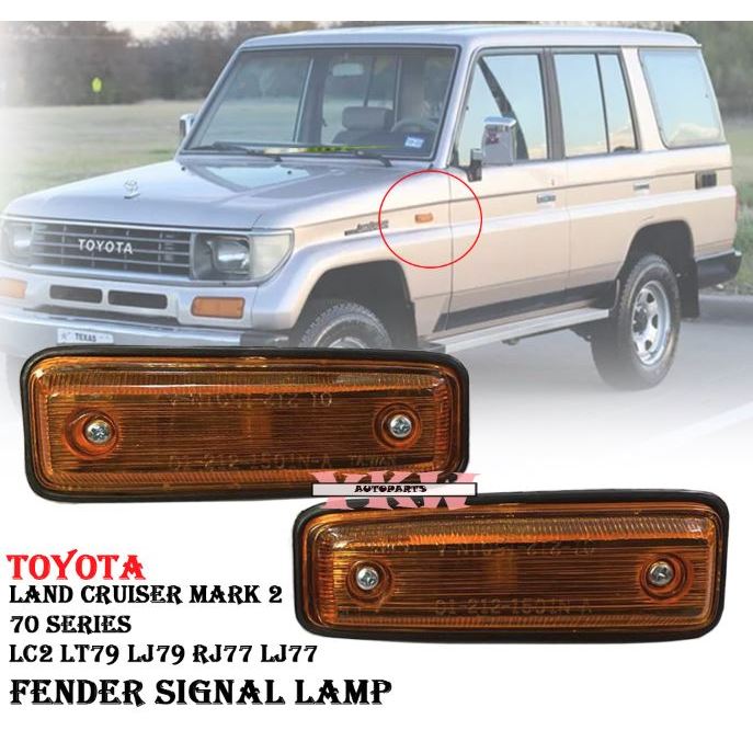 Toyota Land Cruiser Mark 2 LC2 70 Series LT79 LJ79 RJ77 LJ77 Fender ...