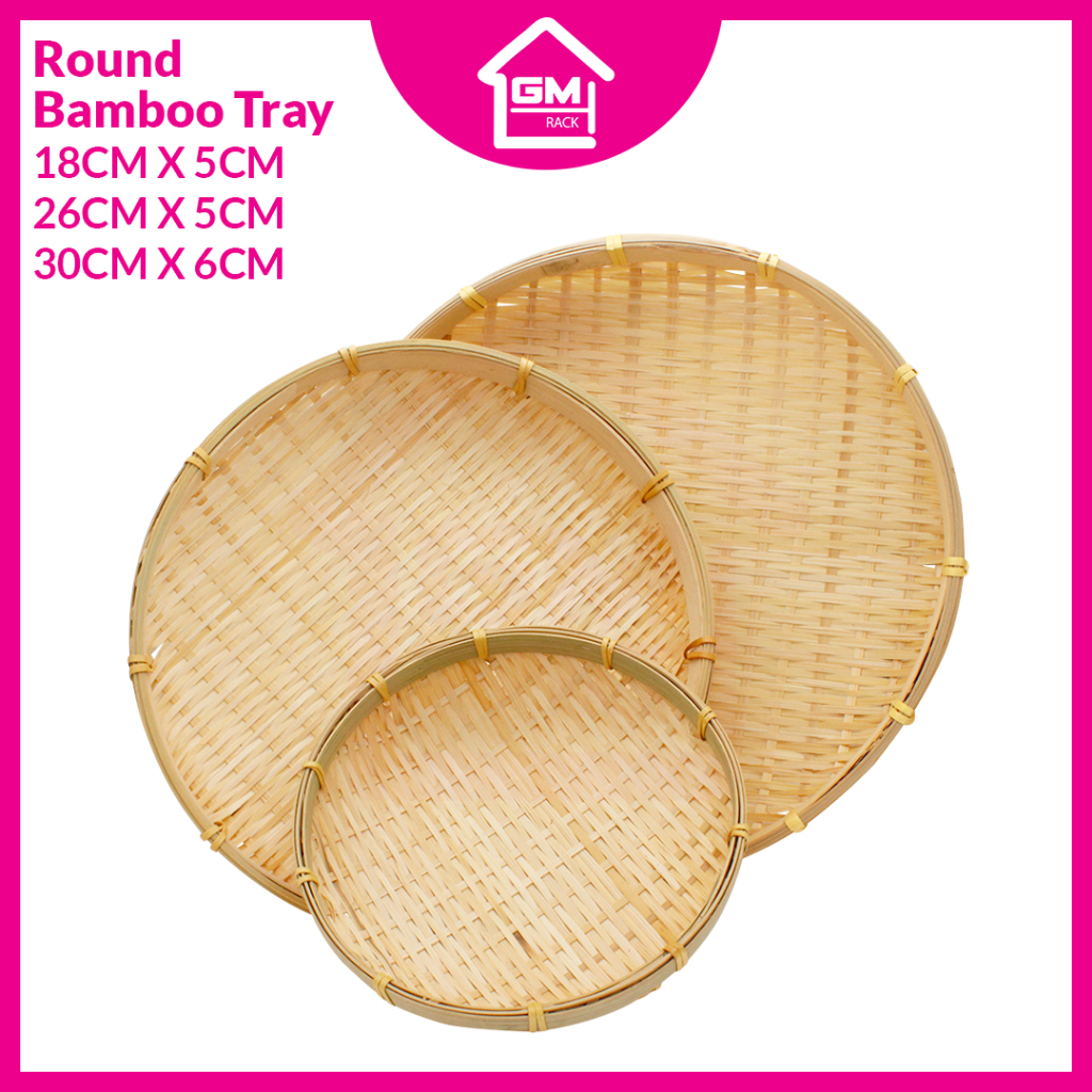 [GMRACK] DULANG ROTAN BAMBOO TAMPI RATTAN BAMBOO TRAY INS TRAY HIASA ...