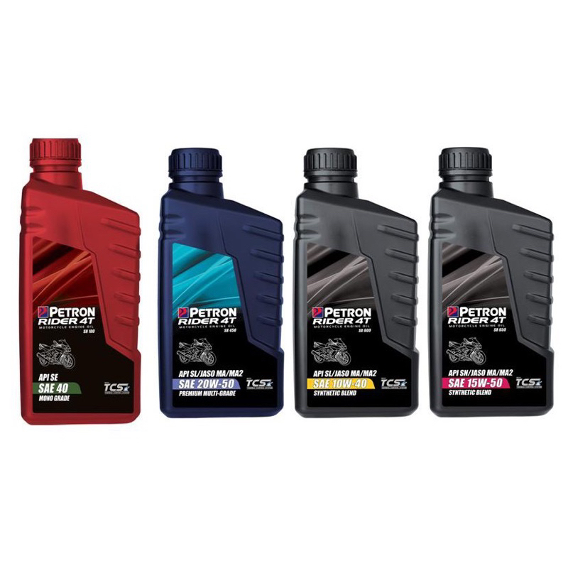 PETRON 4T RIDER 100% Original Motor Engine Oil 1 Litre - 15W-40 / 20W ...