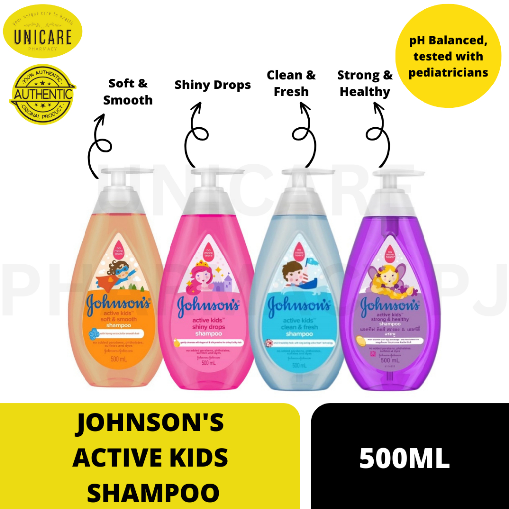 JOHNSON'S ACTIVE KIDS SHAMPOO 500ML | Shopee Malaysia
