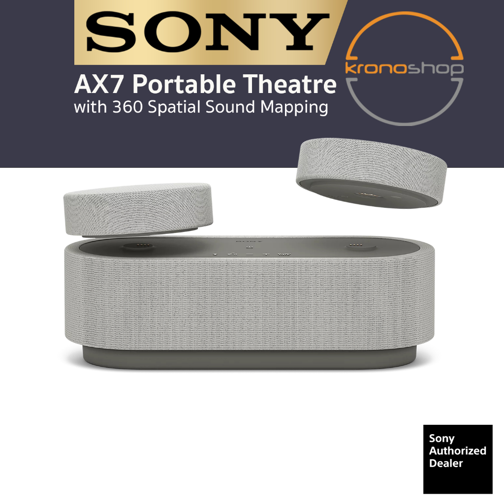 Sony AX7 Portable Theatre System with 360 Spatial Sound Mapping HT-AX7 ...