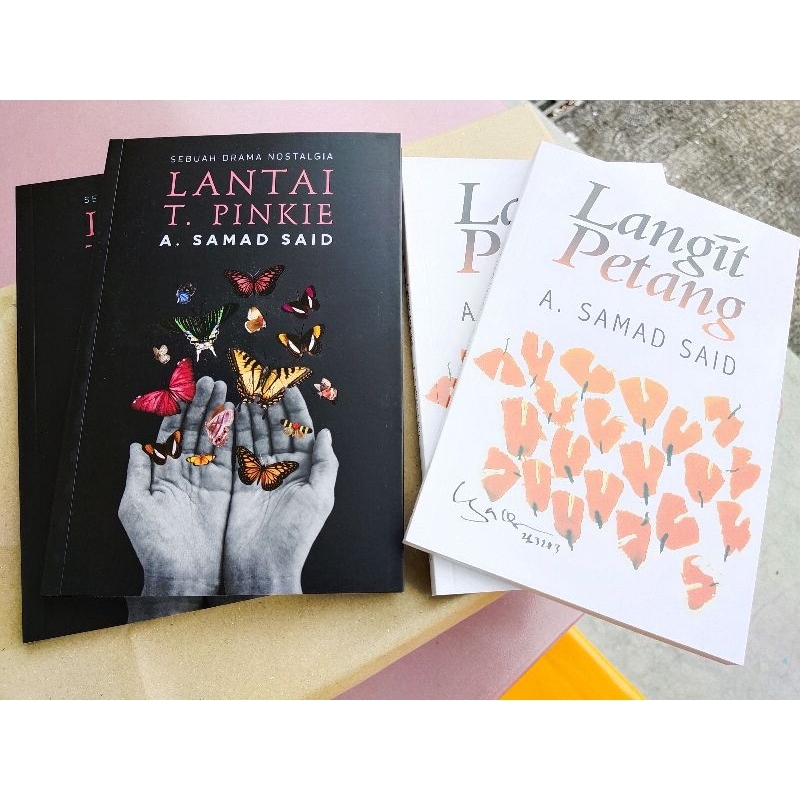 Set drama Lantai T. Pinkie dan novel Langit Petang - Ditandatangan Pak ...