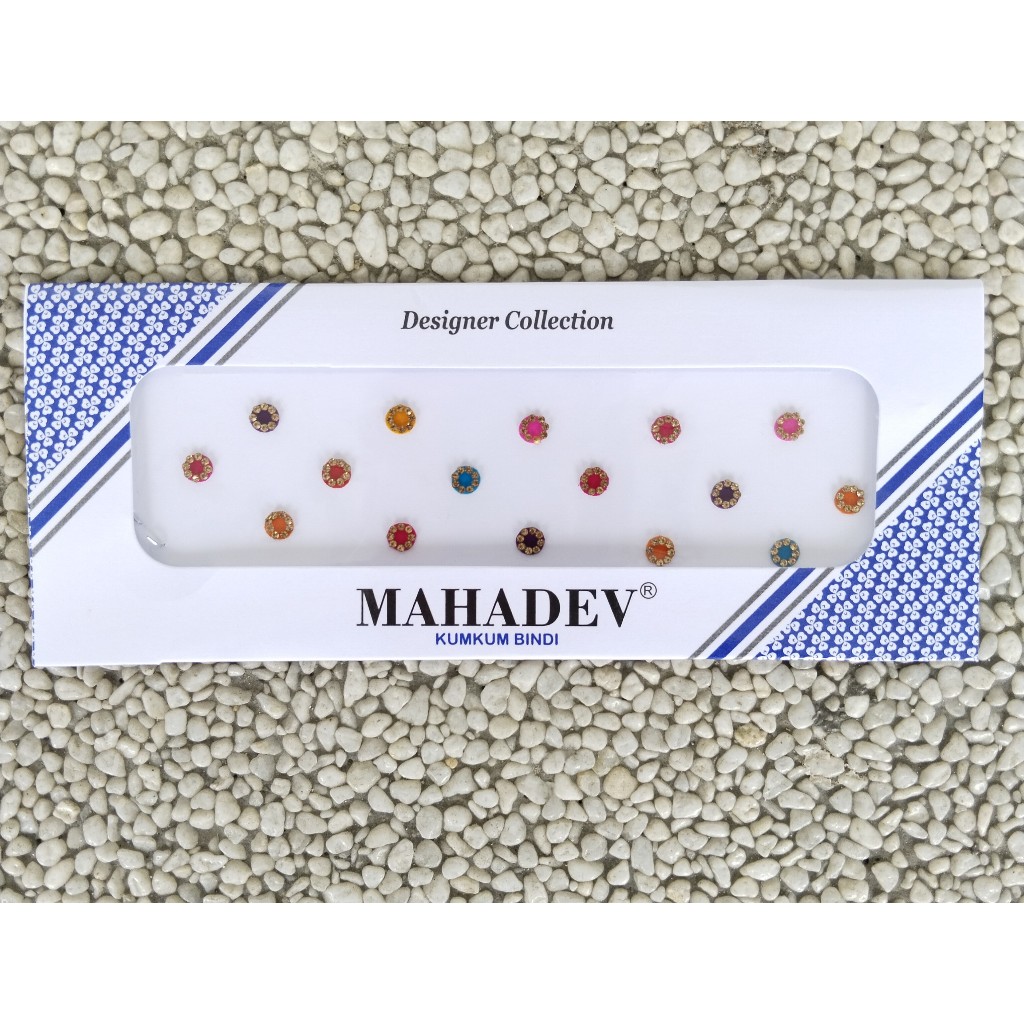 Fancy Gold Stone Design Indian Sticker Pottu Forehead Bindi Pottu Wear ...