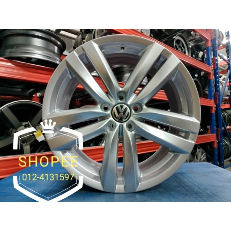 USED SPORT RIM 18 INCH ORIGINAL VOLKSWAGEN PASSAT RM1680 RIM 4BIJI ...
