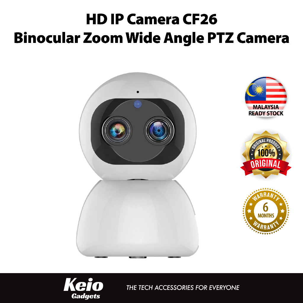 HD IP Camera CF26 Binocular Zoom Wide PTZ Camera IP camera wifi 4.0mpx ...