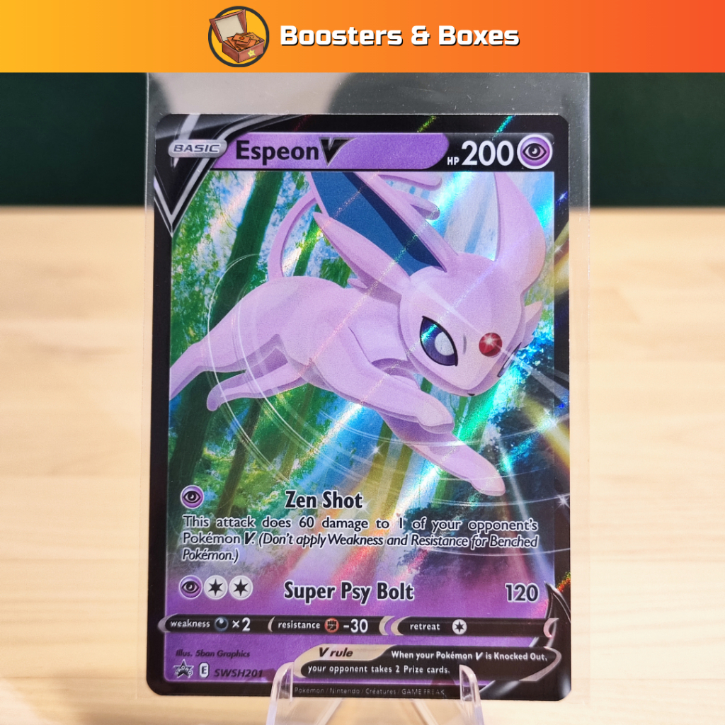 Espeon V (SWSH201) [Sword & Shield: Black Star Promos] | Shopee Malaysia
