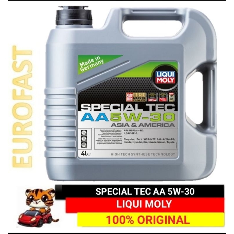 LIQUI MOLY SPECIAL TEC AA 5W-30 KOD PART:7616 4L **LAMA STOK*PERCUMA ...