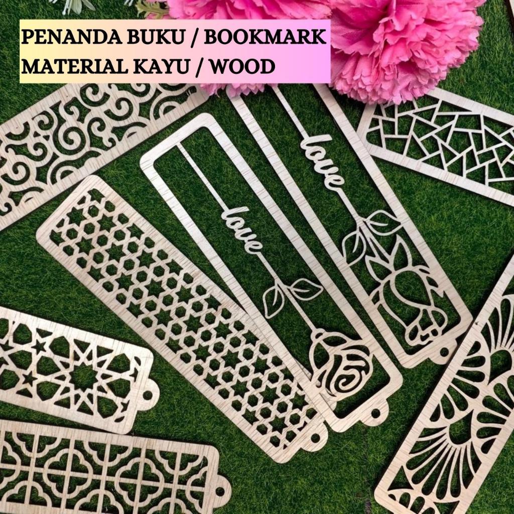 Penanda Buku / Bookmark - Kayu Engaraved wood | Shopee Malaysia