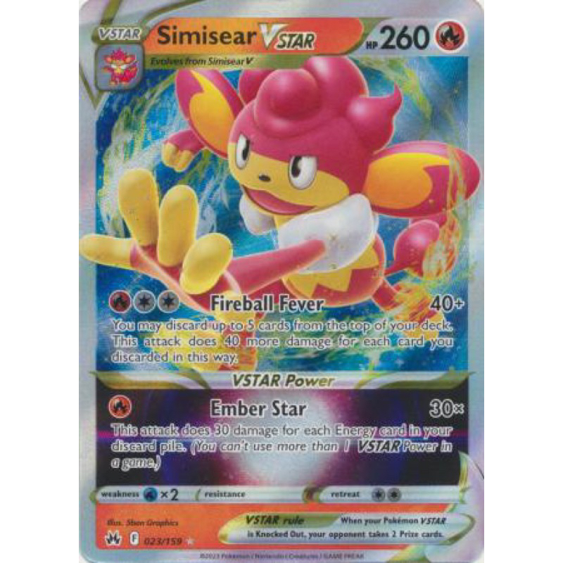 Simisear VSTAR - 023/159 - Ultra Rare | Shopee Malaysia