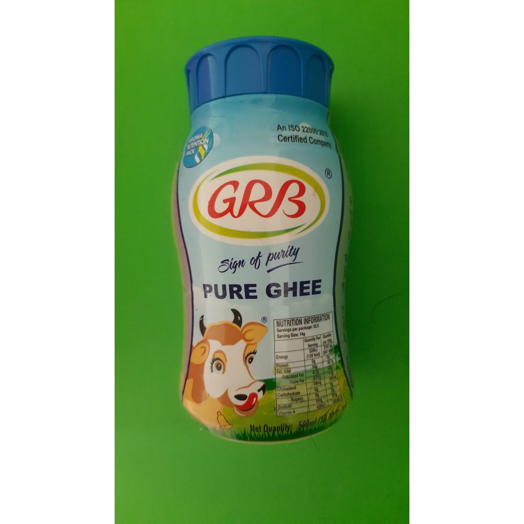 GRB Pure Ghee 1L/500ML/200ML/GRB Ghee Tulen 1L/500ML/200ML | Shopee ...