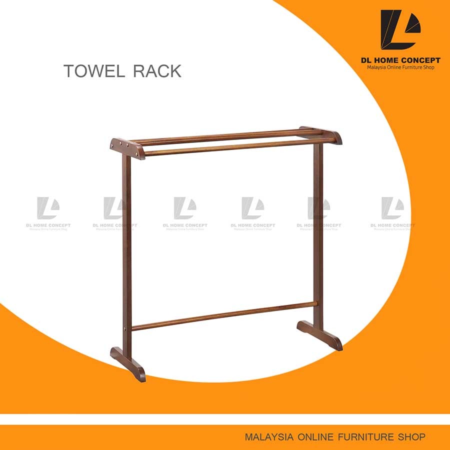 DL Home Concept Solid Wood Towel Rack/Rak Tuala Kayu | Penyidai Sejadah ...