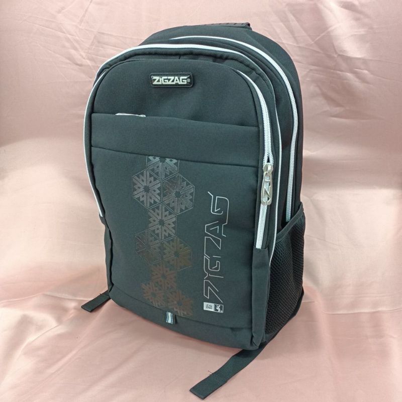 9726 ZIG ZAG Backcare series Bag pack/ School Bag/Bag Sekolah | Shopee ...