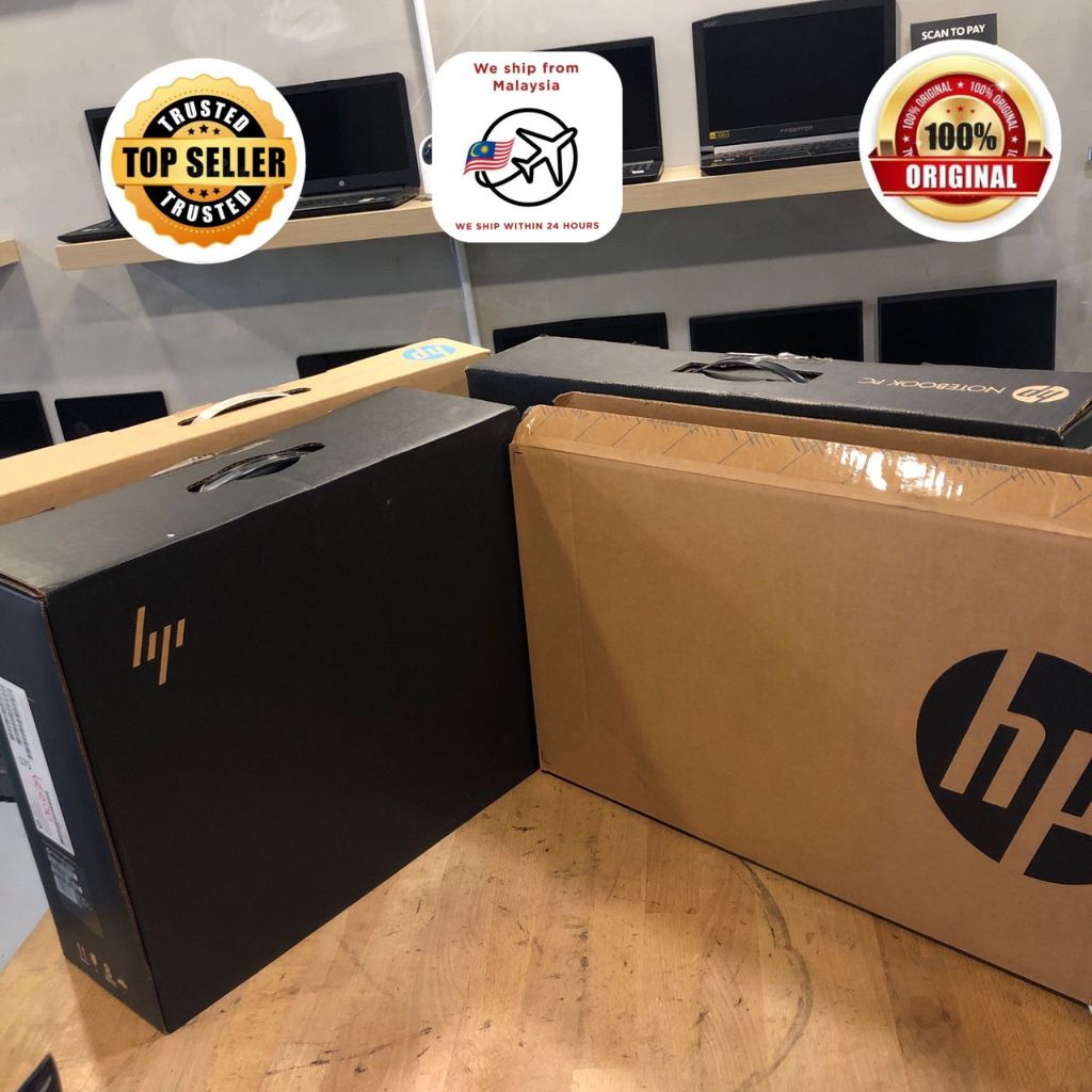 HP laptop box kotak 100% original use | Shopee Malaysia
