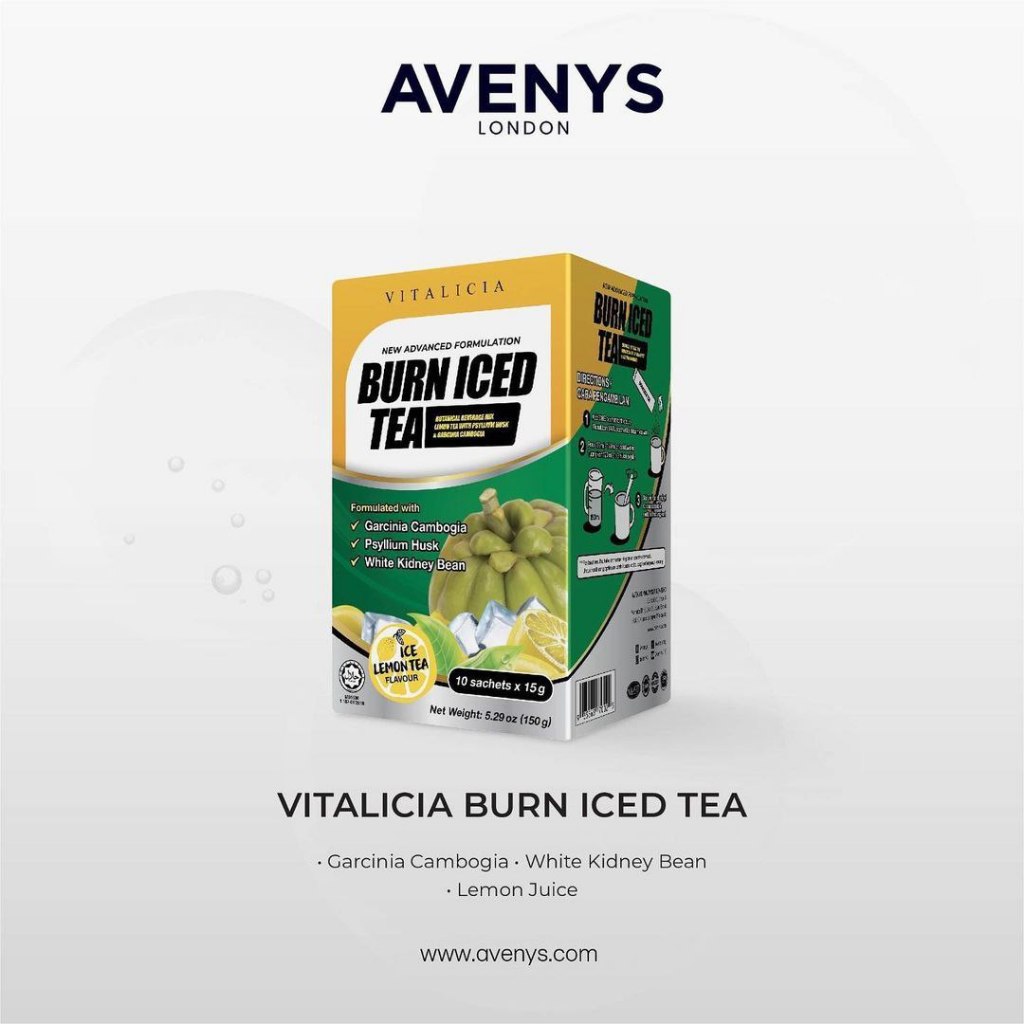 BURN ICED TEA (BIT) AVENYS 100% ORIGINAL FROM HQ (READY STOCK) | Shopee ...