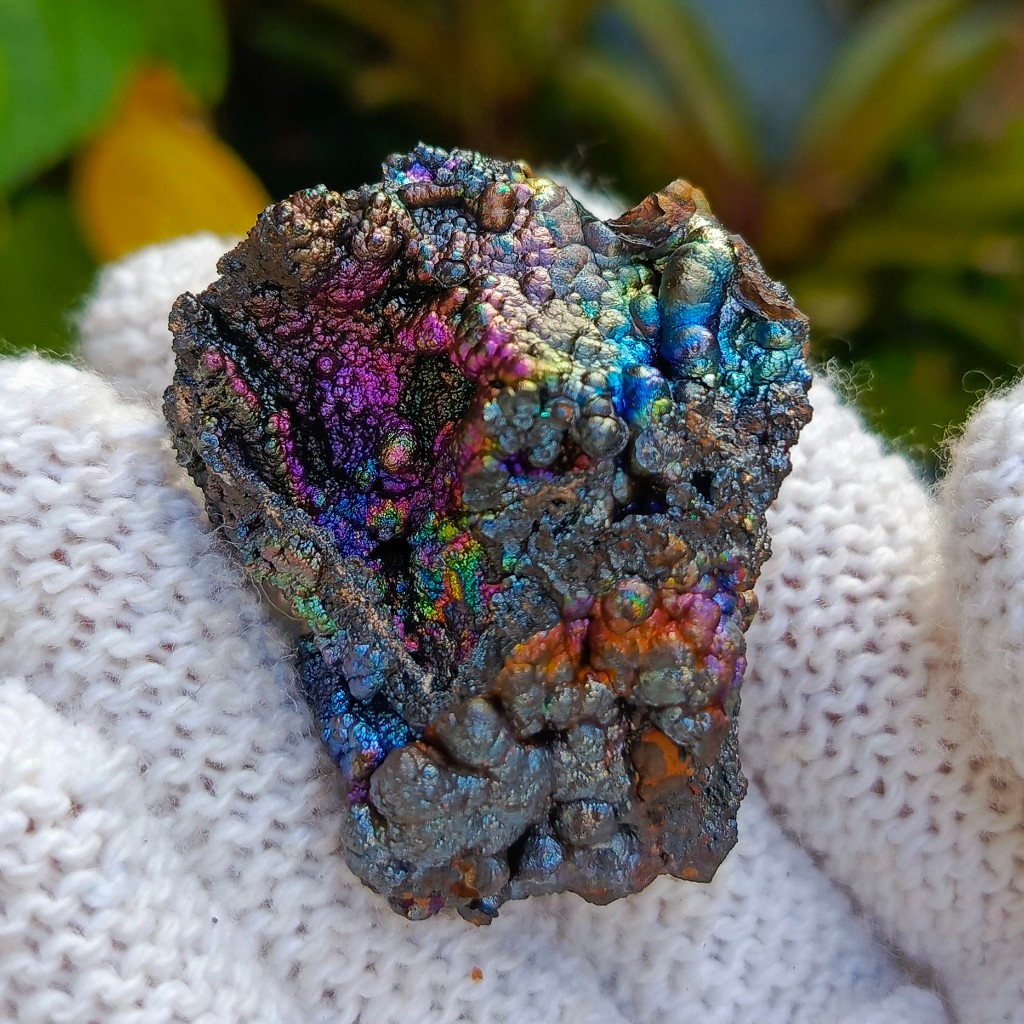 Aurora Colorful Beads Veins Leklai 极光七彩珠粒血管力泥 Leklai Goethite 100% ...