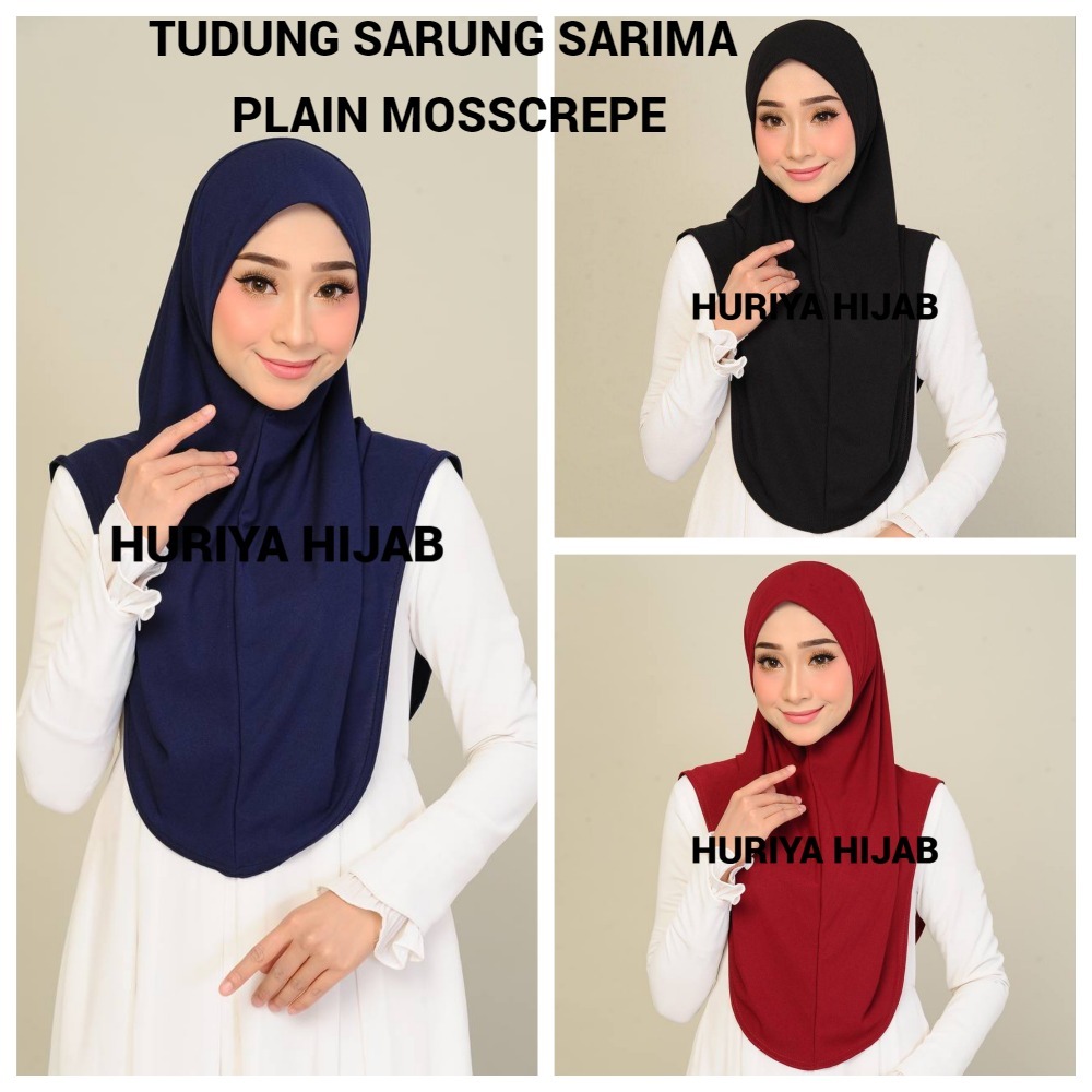 Sarima Plain Premium Mosscrepe Soft Awning Mosscrepe | Shopee Malaysia