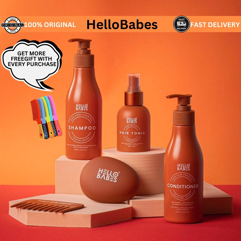 NEW FORMULA! HELLO BABES HAIR TONIC READY STOCK HAIR VITAMIN TONIK ...