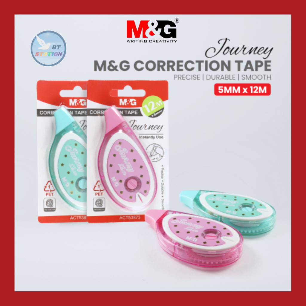 M&G Correction Tape Journey 12Mx5mm (ACT53873) | Shopee Malaysia