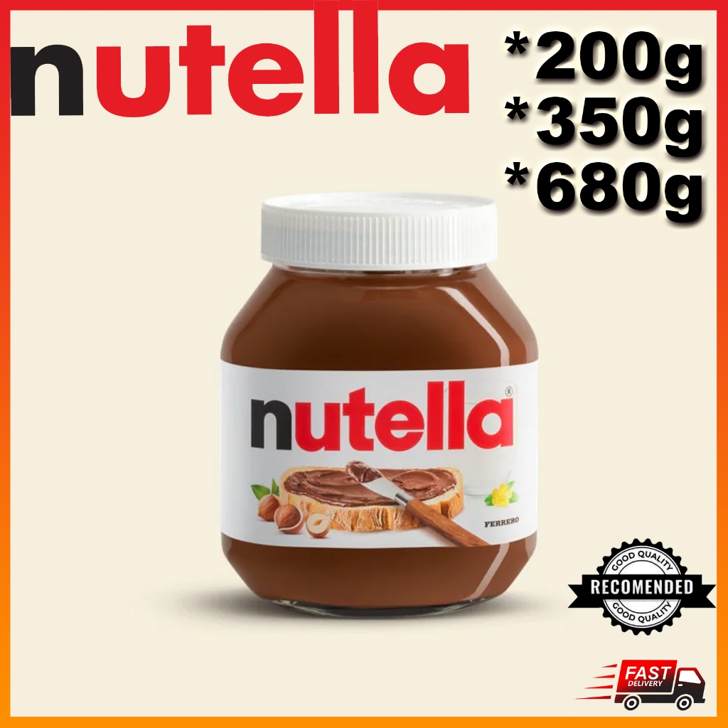 Nutella Spread Ferrero Hazelnut Chocolate 200g 350g 680g | Shopee Malaysia
