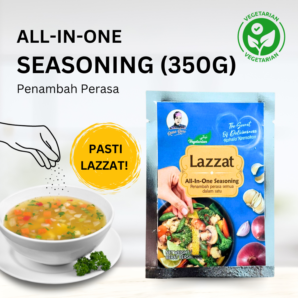 RASA ROSZ - LAZZAT All-In-One Seasoning (350g) / Penambah Perasa ...