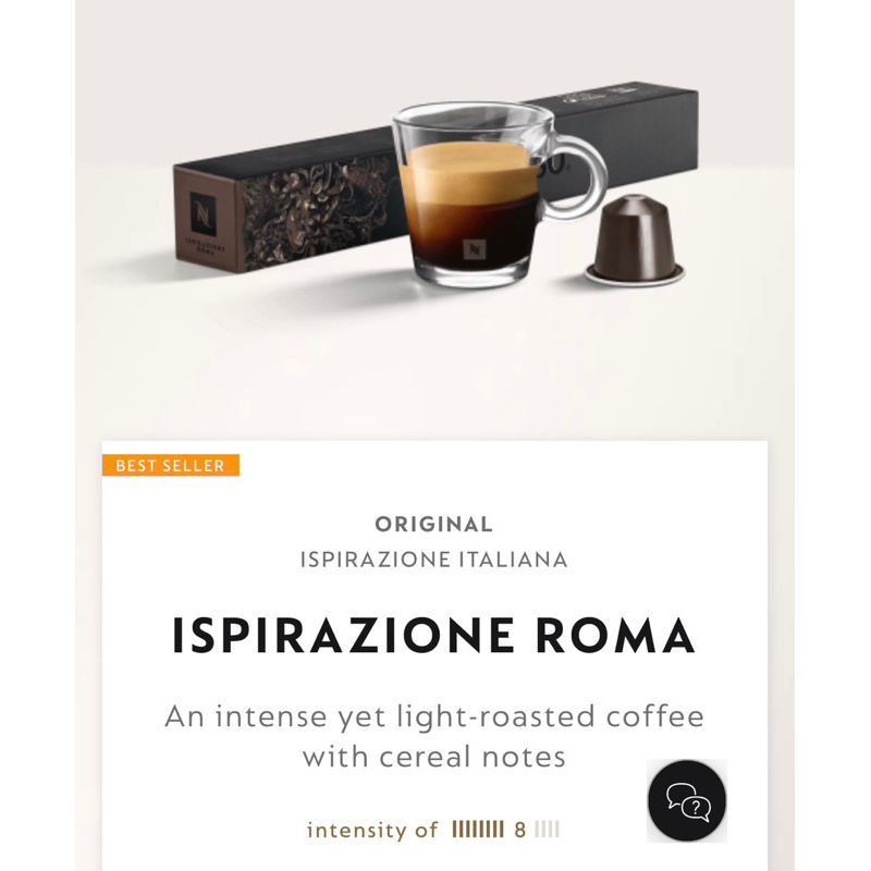 Nespresso ISPIRAZIONE ROMA - Box ( 10 Capsule) best seller- Fast ...