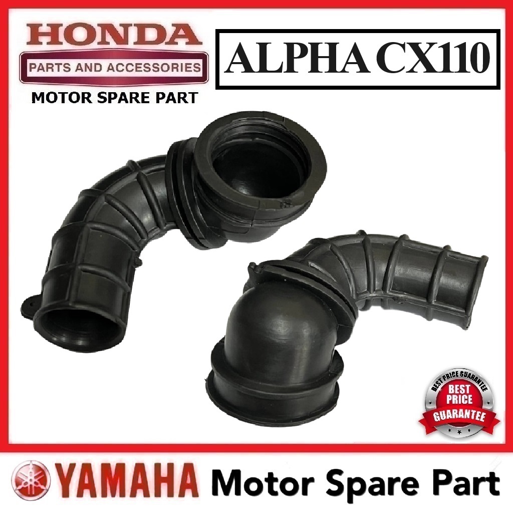 HONDA CX110 ALPHA AIR HOSE 0 FILTER CLEANER KOTAK ANGIN JOINT JOIN PIPE WAVE110 CX-110 CX 110 ...