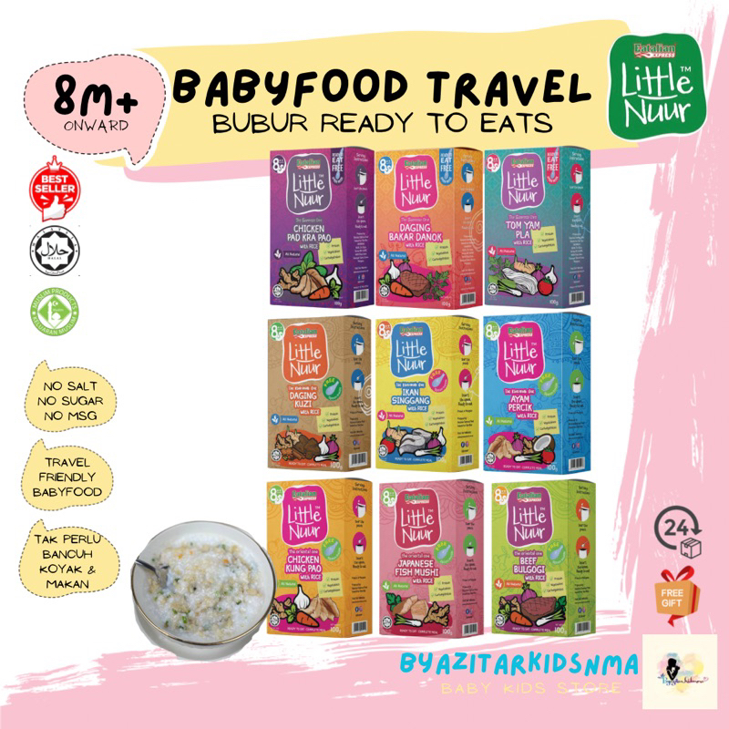 [READY STOCK]LITTLE NUUR BUBUR BABY READY TO EAT 8M / READY TO EAT ...