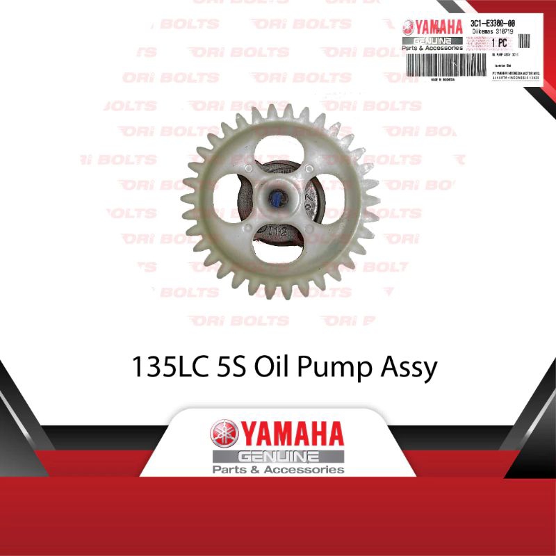 YAMAHA ORIGINAL LC135 5 SPEED 5S OIL PUMP ASSY 3C1-E3300-00 100% ORIGINAL | Shopee Malaysia