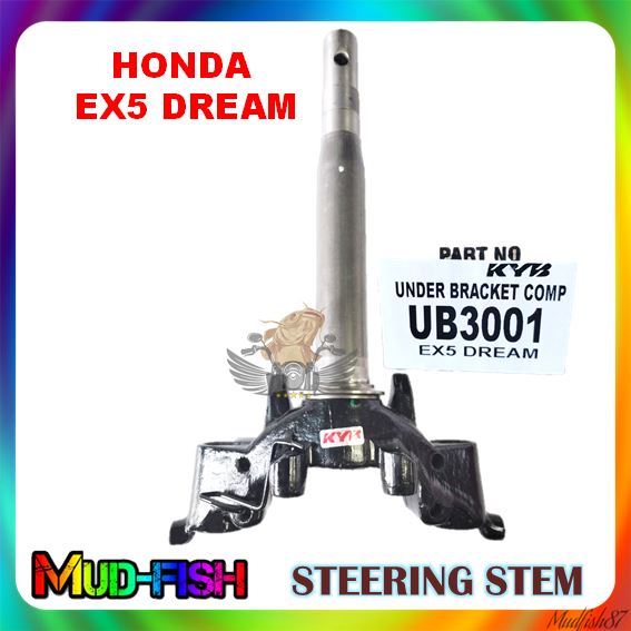 ORIGINAL KYB HONDA EX5 DREAM STEERING STEM | UNDER BRACKET COMP | KAKI TIGA (UB 3001) | Shopee ...