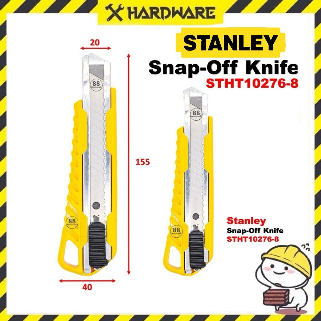 Stanley STHT10276 Snap Off cutter knife / stanley cutter / pisau tolak ...