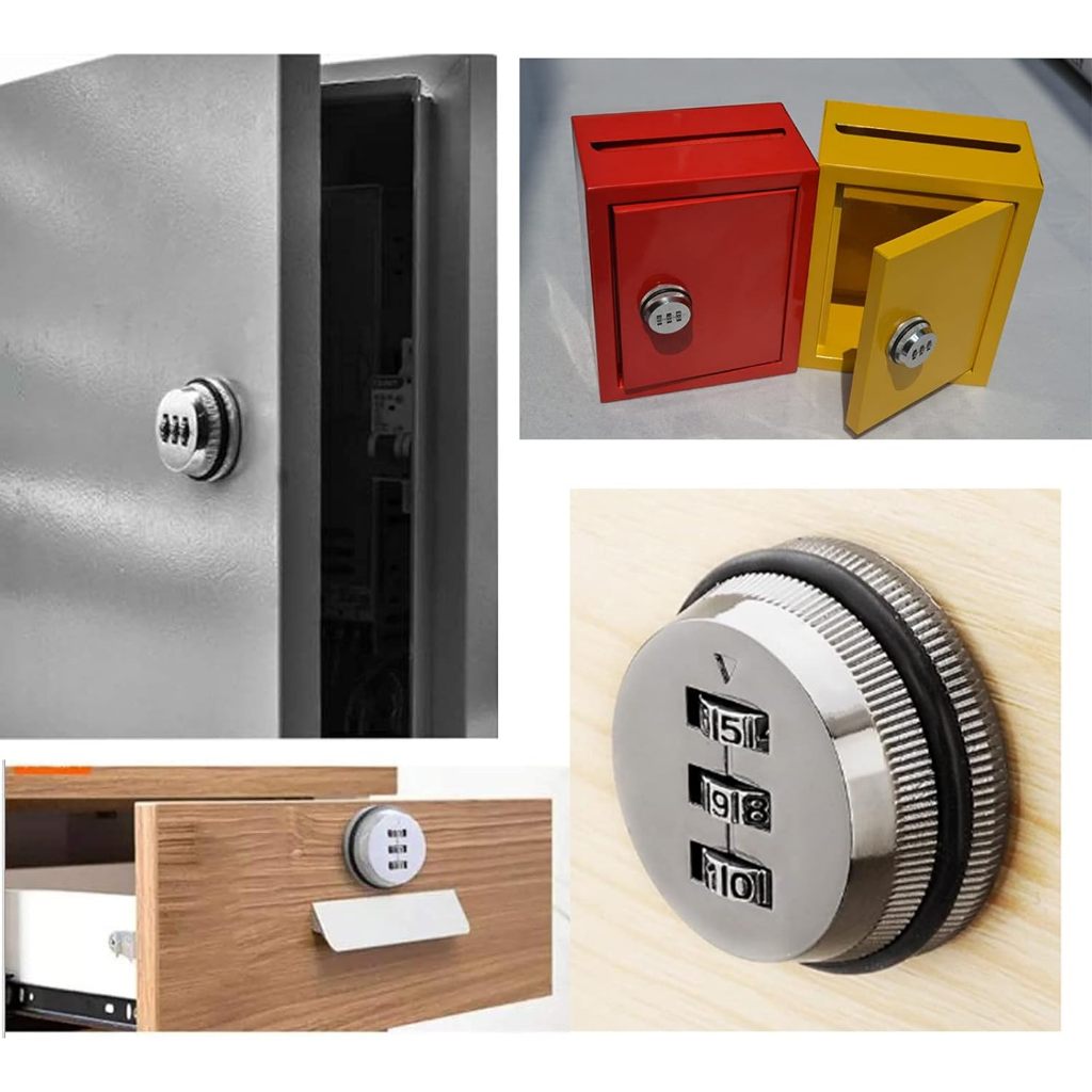 Kunci Peti Surat Password Lock Cam Lock Cam Lock Dial Type 3 Digit Lock ...
