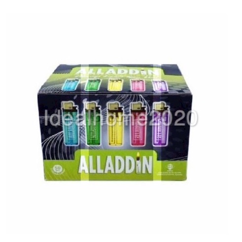 ALLADDIN Lighter Transparent Colorful Flint Disposable Gas Lighter 1 ...