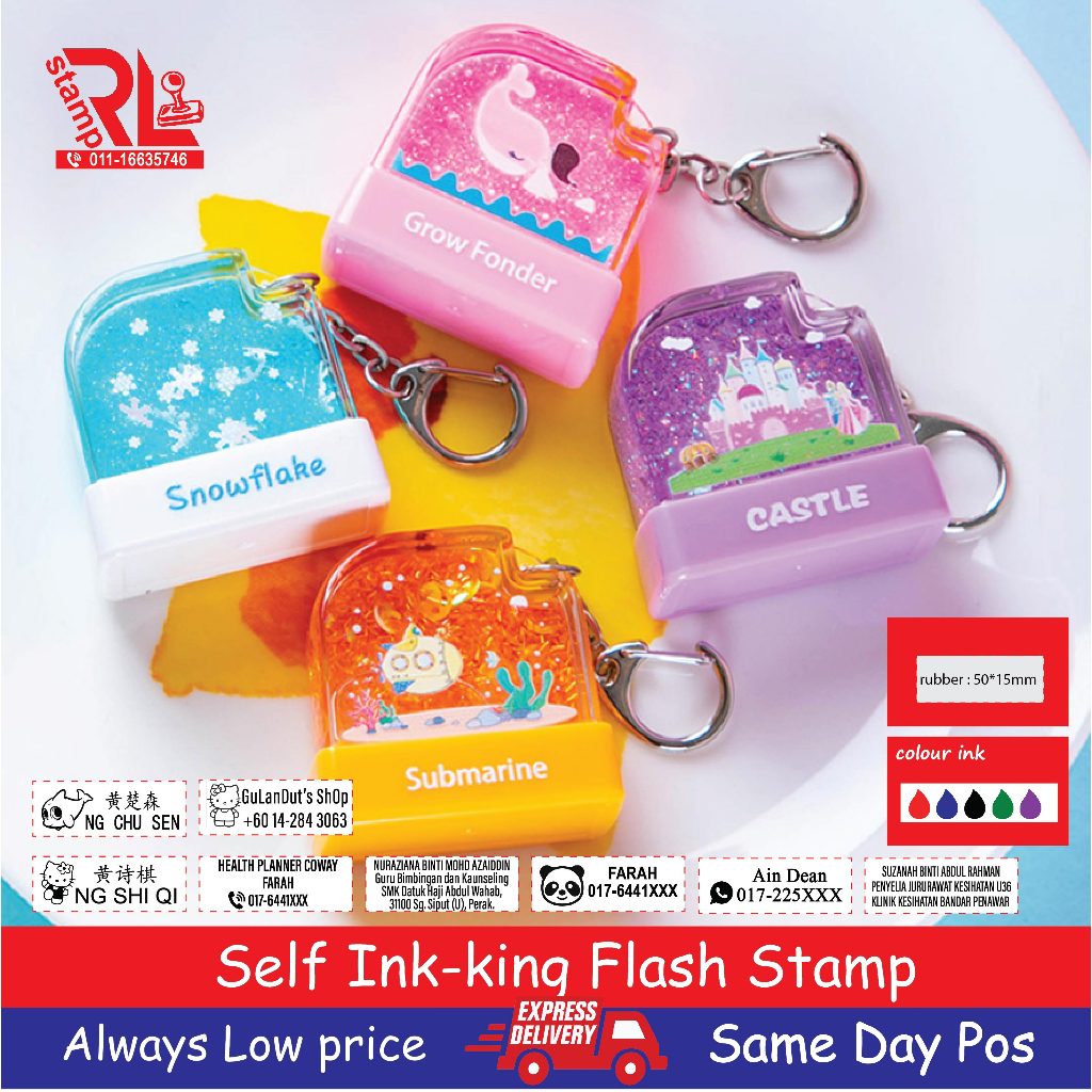 RL10 Custom made Selfink Flash Stamp / Funny Stamp / Nurse Stamp ...