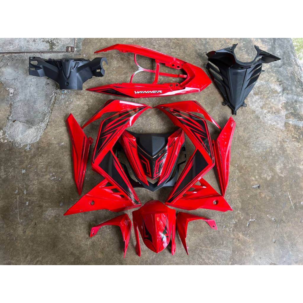 HLD COVERSET STICKER TAMPAL RED/MERAH 3 HONDA RS150 V1/V2/V3 | Shopee ...