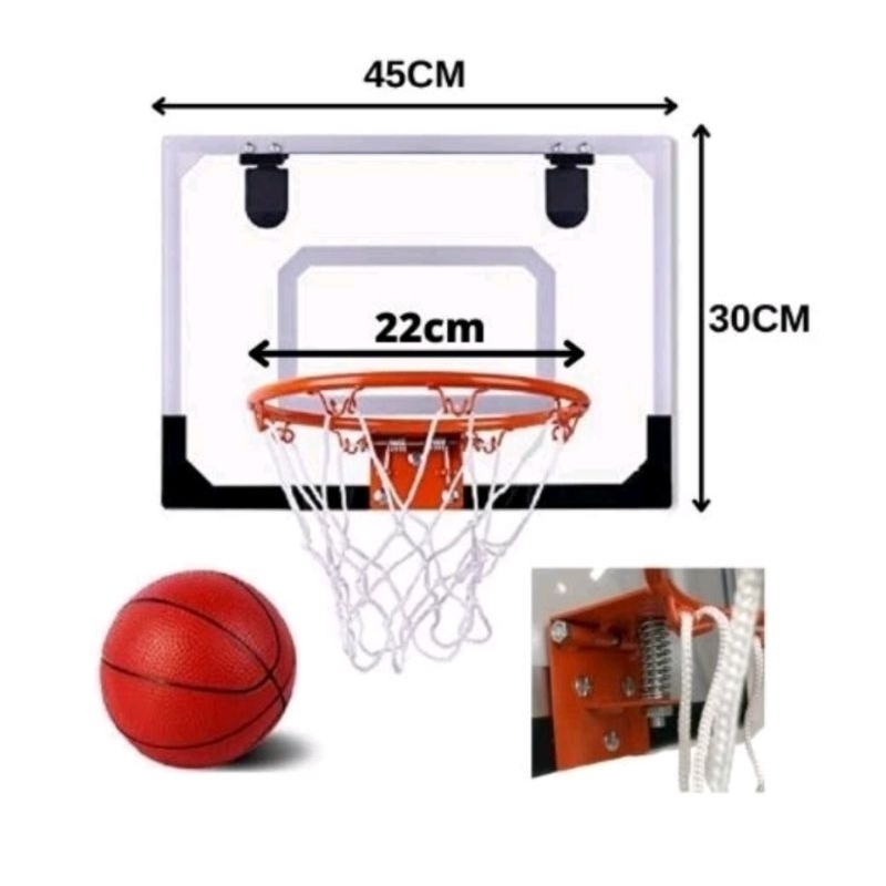 Basketball Mini Backboard Set With Hoop and Ball | Shopee Malaysia
