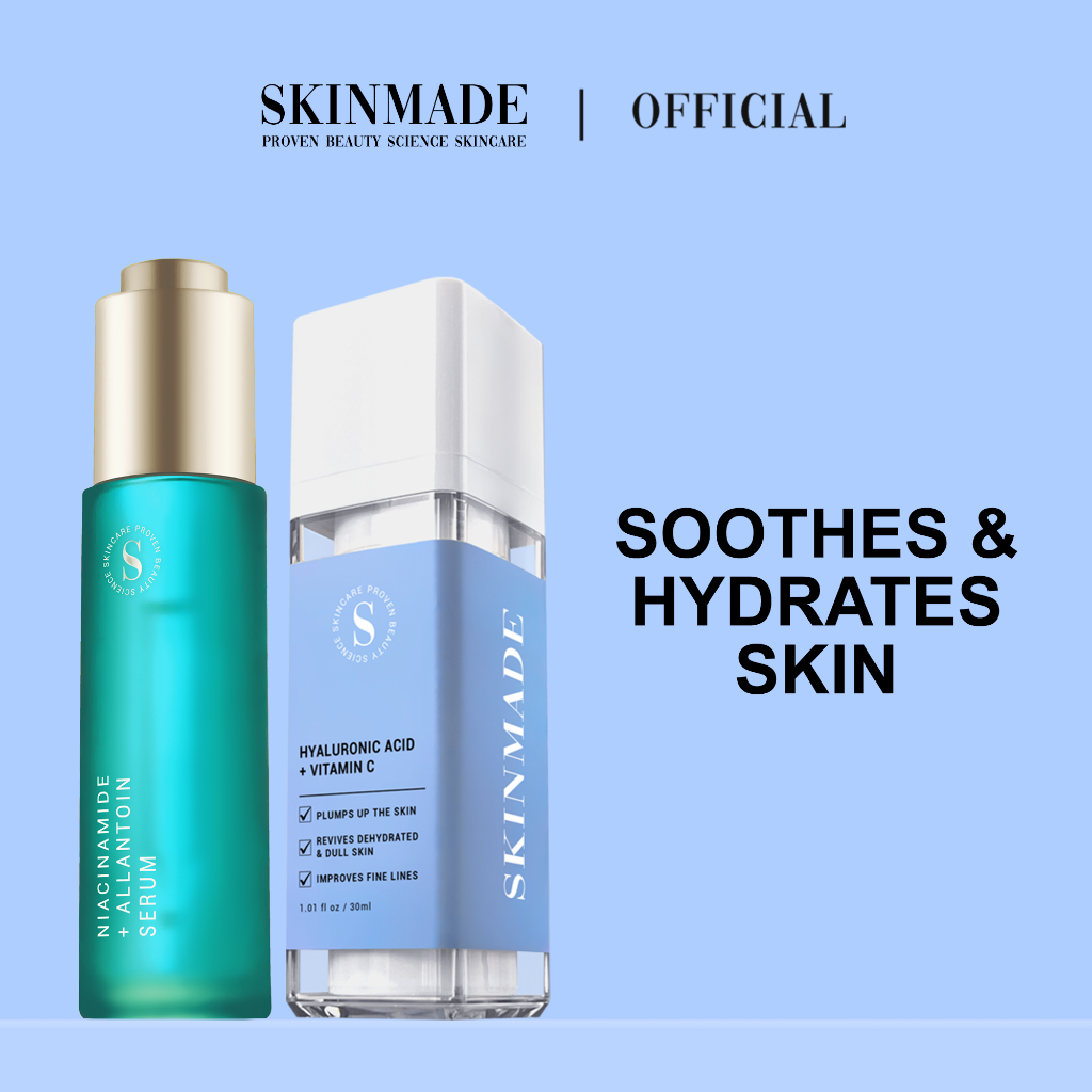 SKINMADE Soothes & Hydrates Skin Hyaluronic Acid Serum/Niacinamide ...
