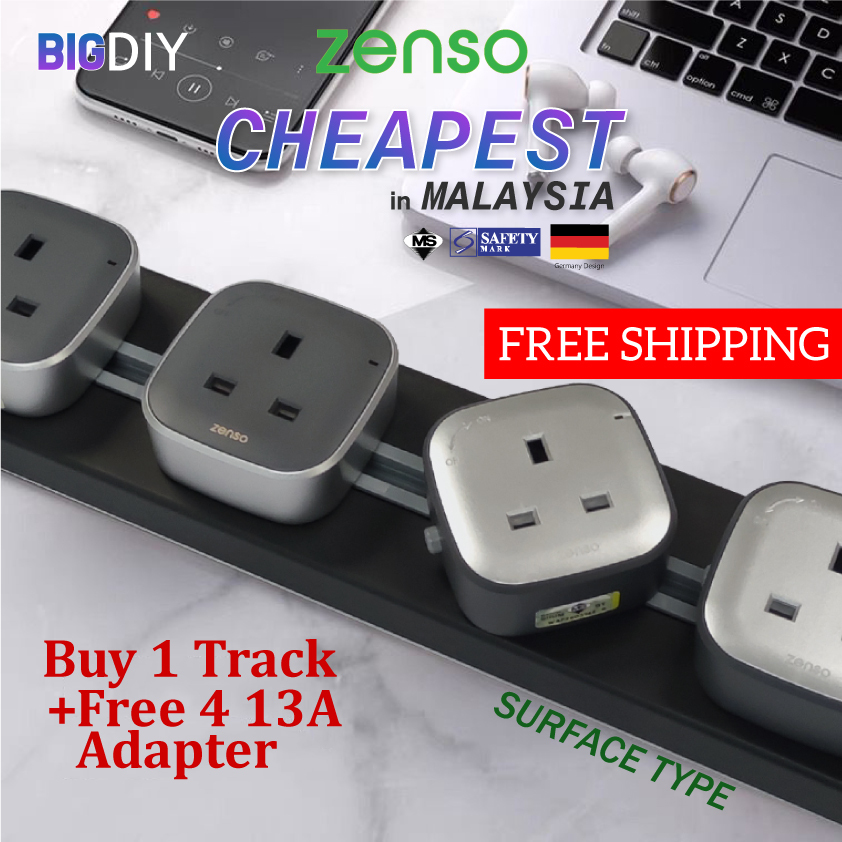 ZENSO - Z.Line Buy 1 Unit Power Track(Surface) + FREE 4unit 13A Socket ...