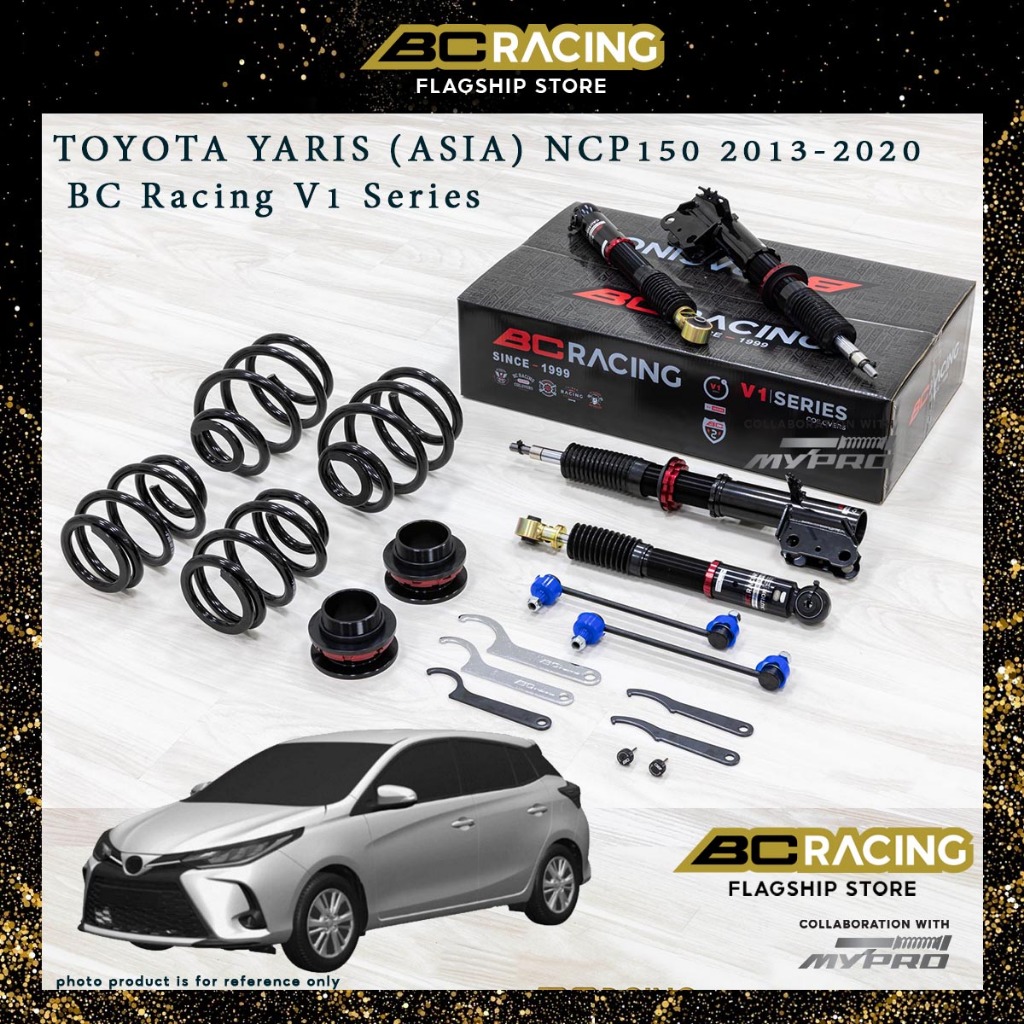 BC Racing V1 Series High Low Soft Hard Adjustable Absorber for Toyota ...