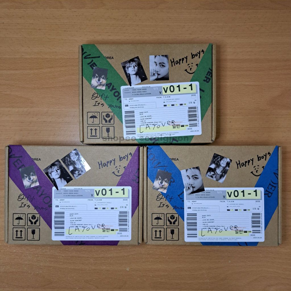 BTS V LAYOVER ALBUM UNSEALED | Shopee Malaysia BTS V LAYOVER ALBUM UNSEALED | Shopee Malaysia
