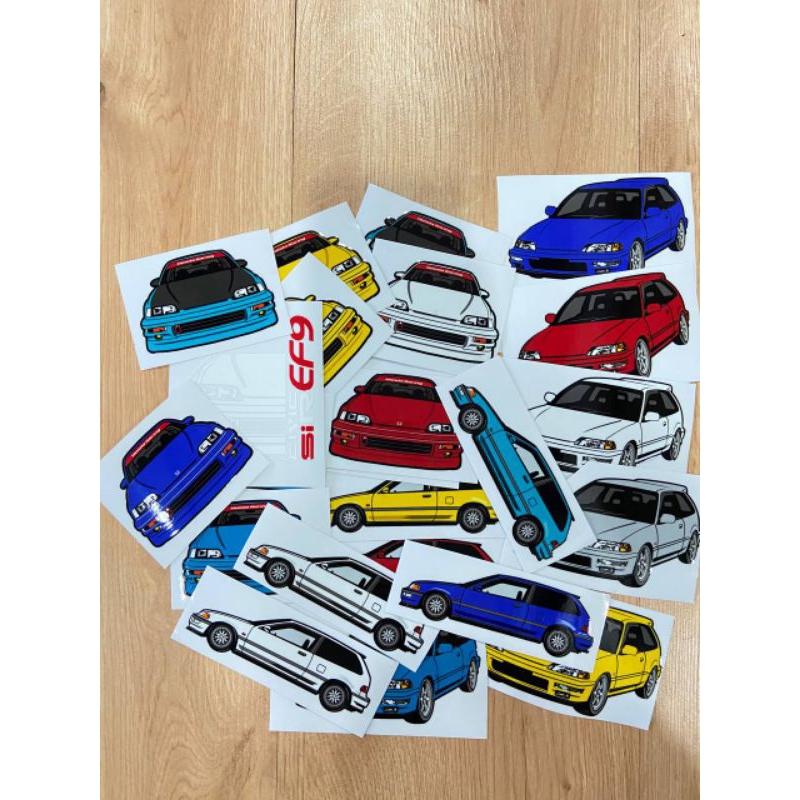Honda SiR EF9 UV STICKER | Shopee Malaysia