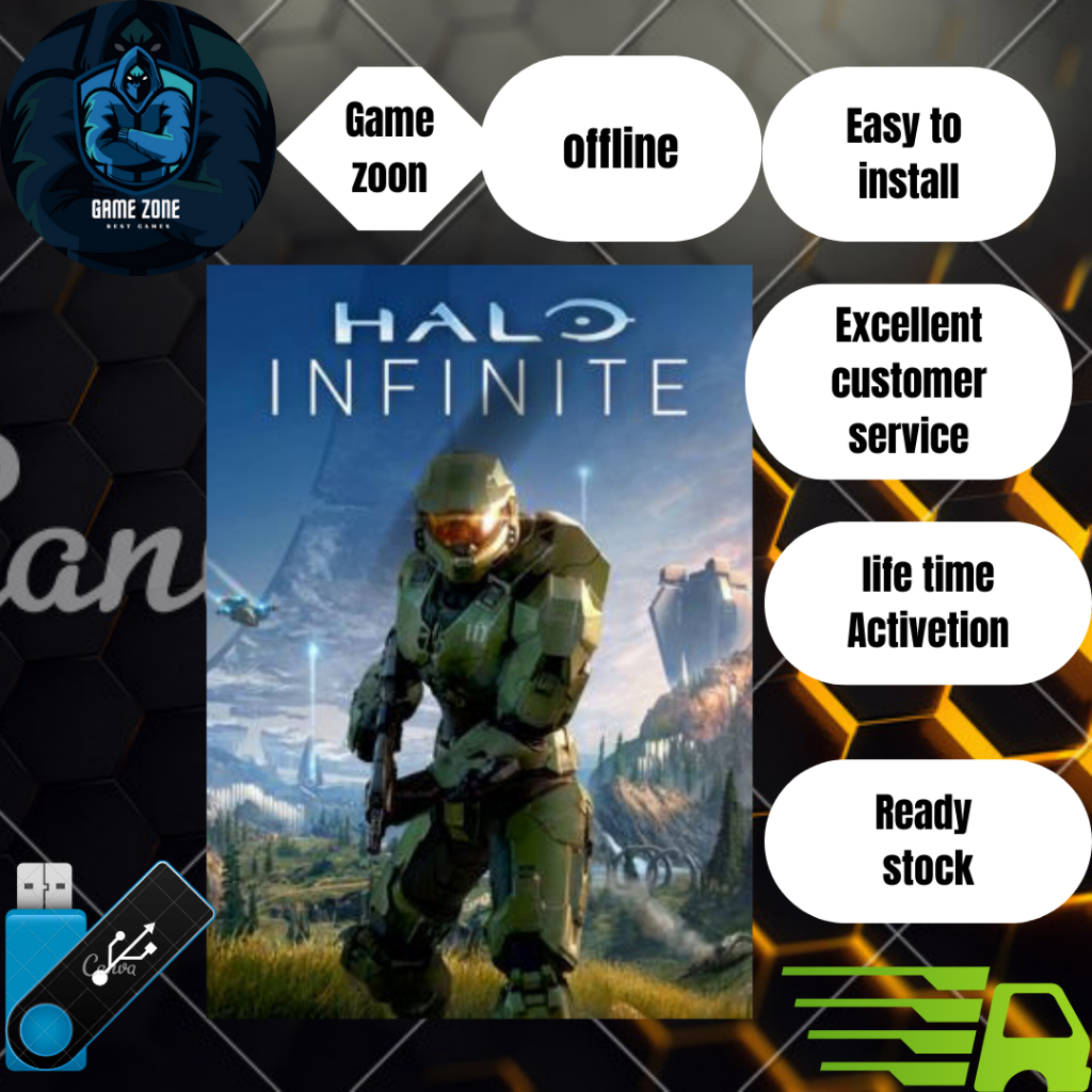 [PC Game] Halo Infinite - Offline | 64gb Pendrive | Shopee Malaysia