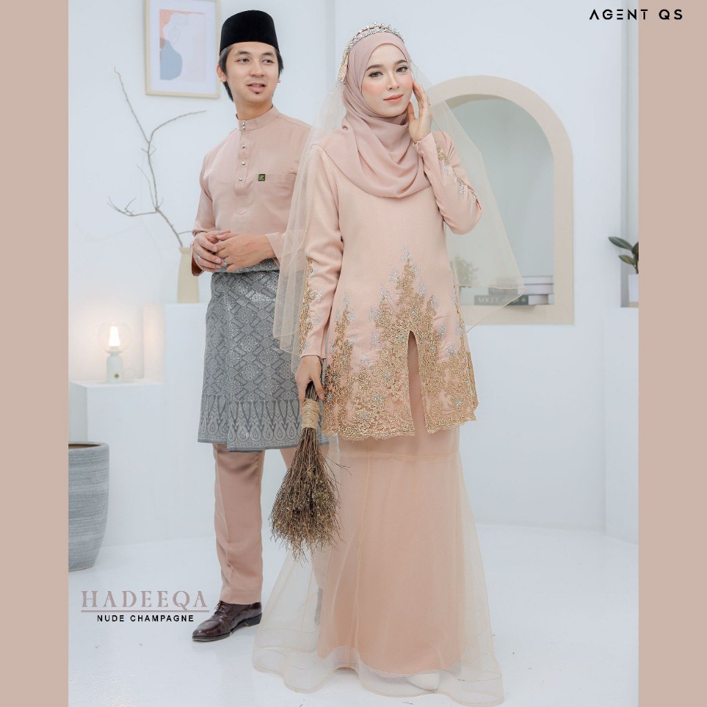 FULL SET KURUNG HADEEQA & BAJU MELAYU PUTERA | SET NIKAH | SET TUNANG ...