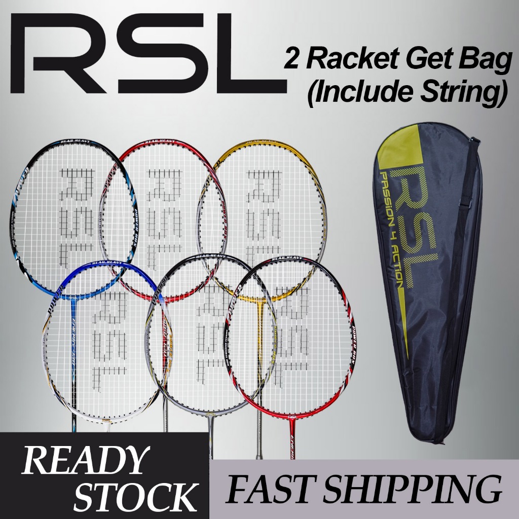 【Ready Stock】RSL Racket Badminton Racket (100%Original) | Shopee Malaysia