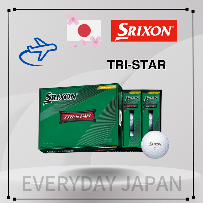 [Made in JAPAN]SRIXON TRI-STAR Premium White 3 Piece Golf Ball 1 Dozen(12 Golf Balls) | Shopee ...